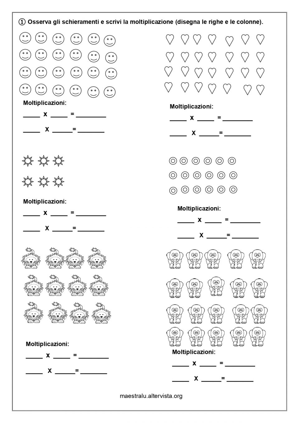 Esercizi di matematica per la scuola primaria