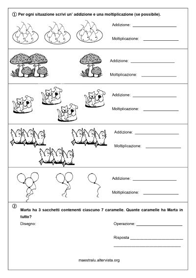 Esercizi di matematica per la scuola primaria