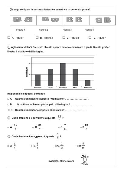 Esercizi di matematica per la scuola primaria