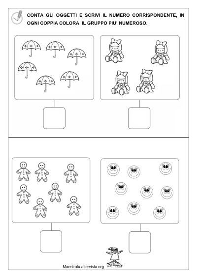 Numeri e quantità classe prima