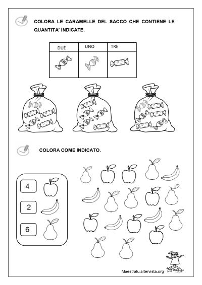 Numeri e quantità classe prima