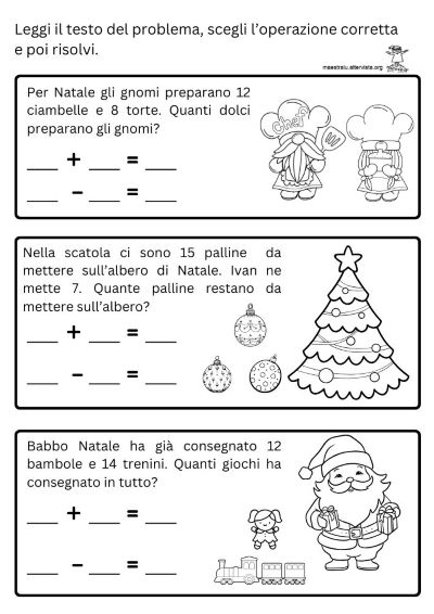 Problemi Di Matematica Di Prima Elementare Problema Di Matematica Per