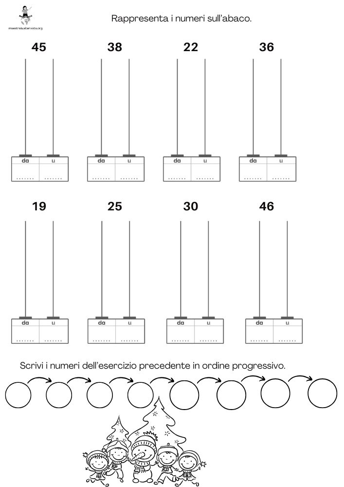 Esercizi sui numeri classe seconda scuola primaria